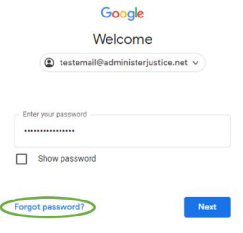 Logging into LegalServer – Administer Justice